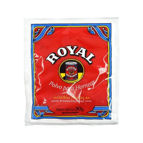 Royal Polvo de Hornear 30 gr - Comercial Mayorista