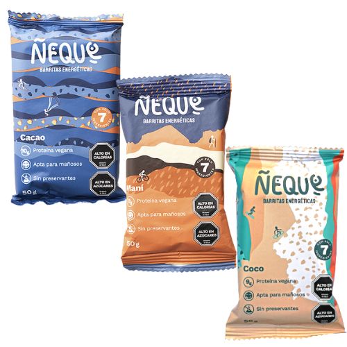 Ñeque Barritas Energeticas 50 gr - Comercial Mayorista